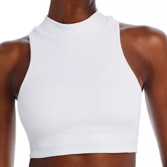 ALO Yoga | Tops | Alo Yoga Goddess Ribbed Cropped Dynamite Tank Top In ...